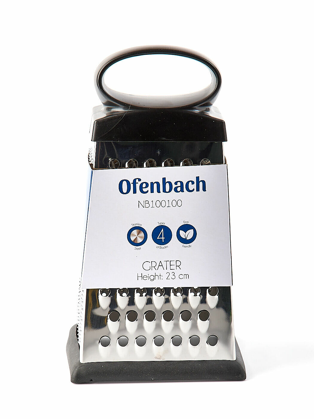 Терка-пирамида из нержавеющей стали Ofenbach NB 100100 (4 типа лезвий) (серебристый)