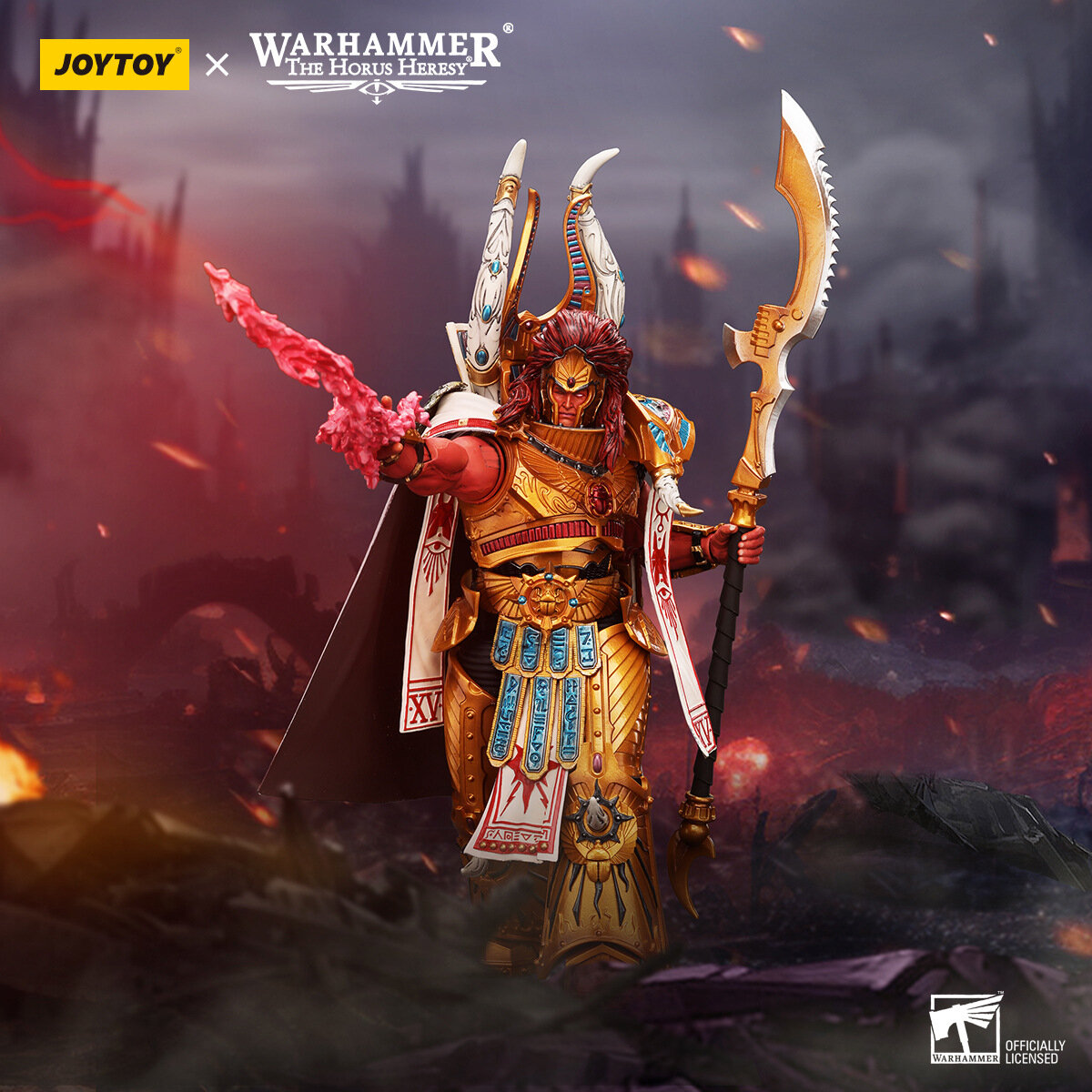 JOYTOY Dark Source Warhammer Horus Archon Red Devil Магнус Легион Джин Примарх Креативная фигурка