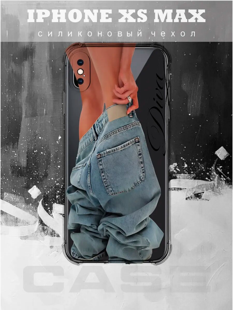 Чехол на IPHONE XS MAX с принтом y2k DIVA