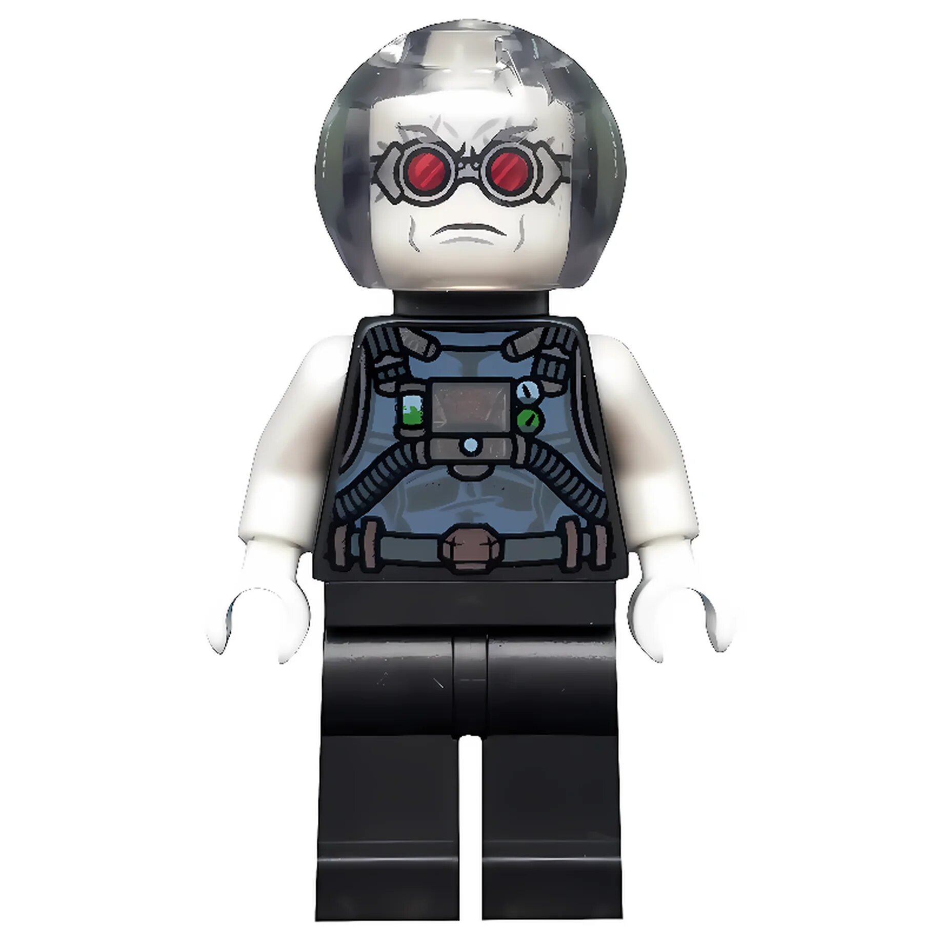 Минифигурка Lego Super Heroes Mr. Freeze, Pearl Dark Gray, Neck Bracket sh0587 U
