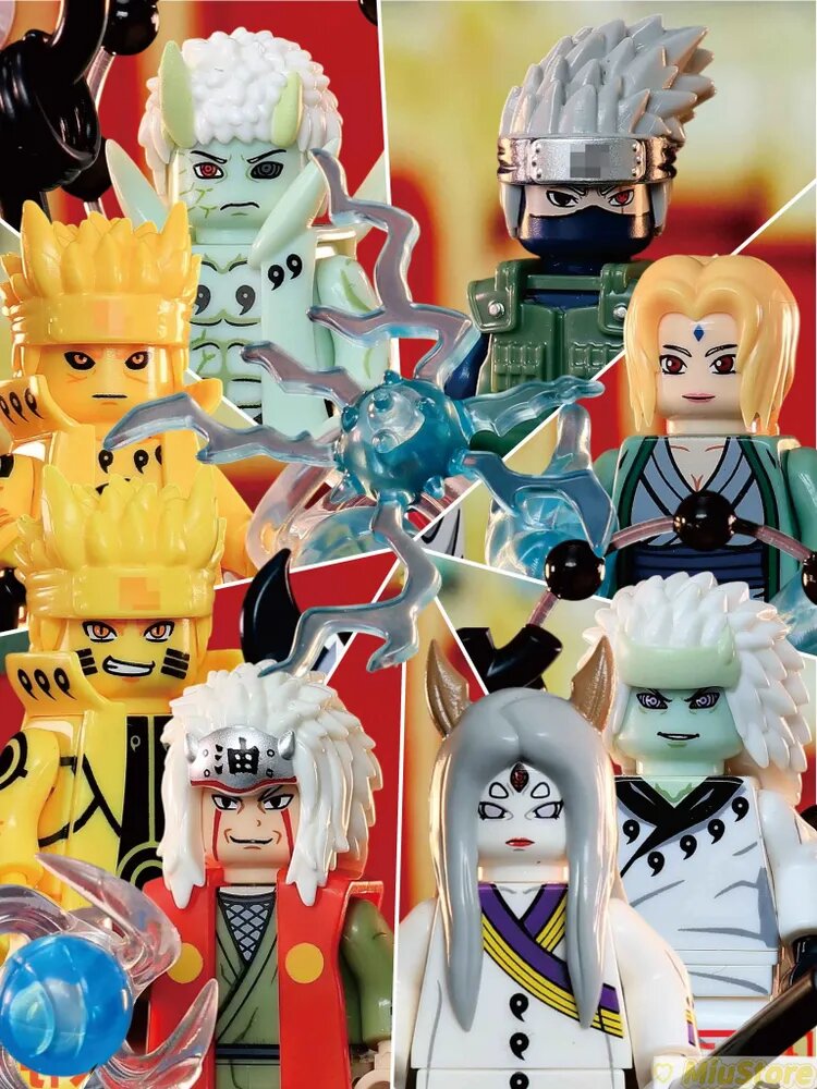 Naruto/Набор игрушек минифигурки аниме Наруто 8 шт/солдатики для мальчиков набор/аниме фигурки