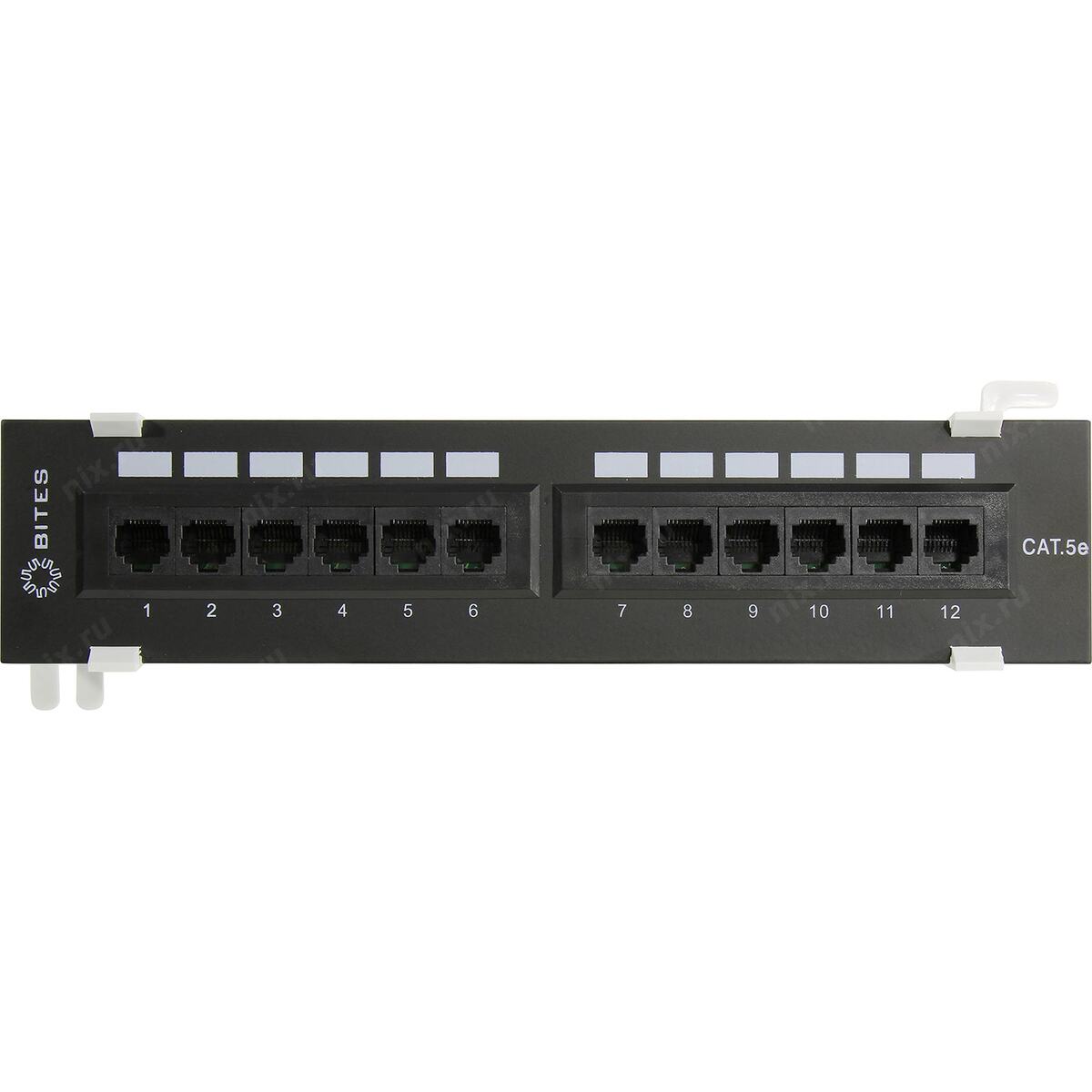 Patch Panel 10" 2U UTP 12 port кат.5e настенная 5bites PPU55-04W разъём KRONE&110 (dual IDC) — фото 1