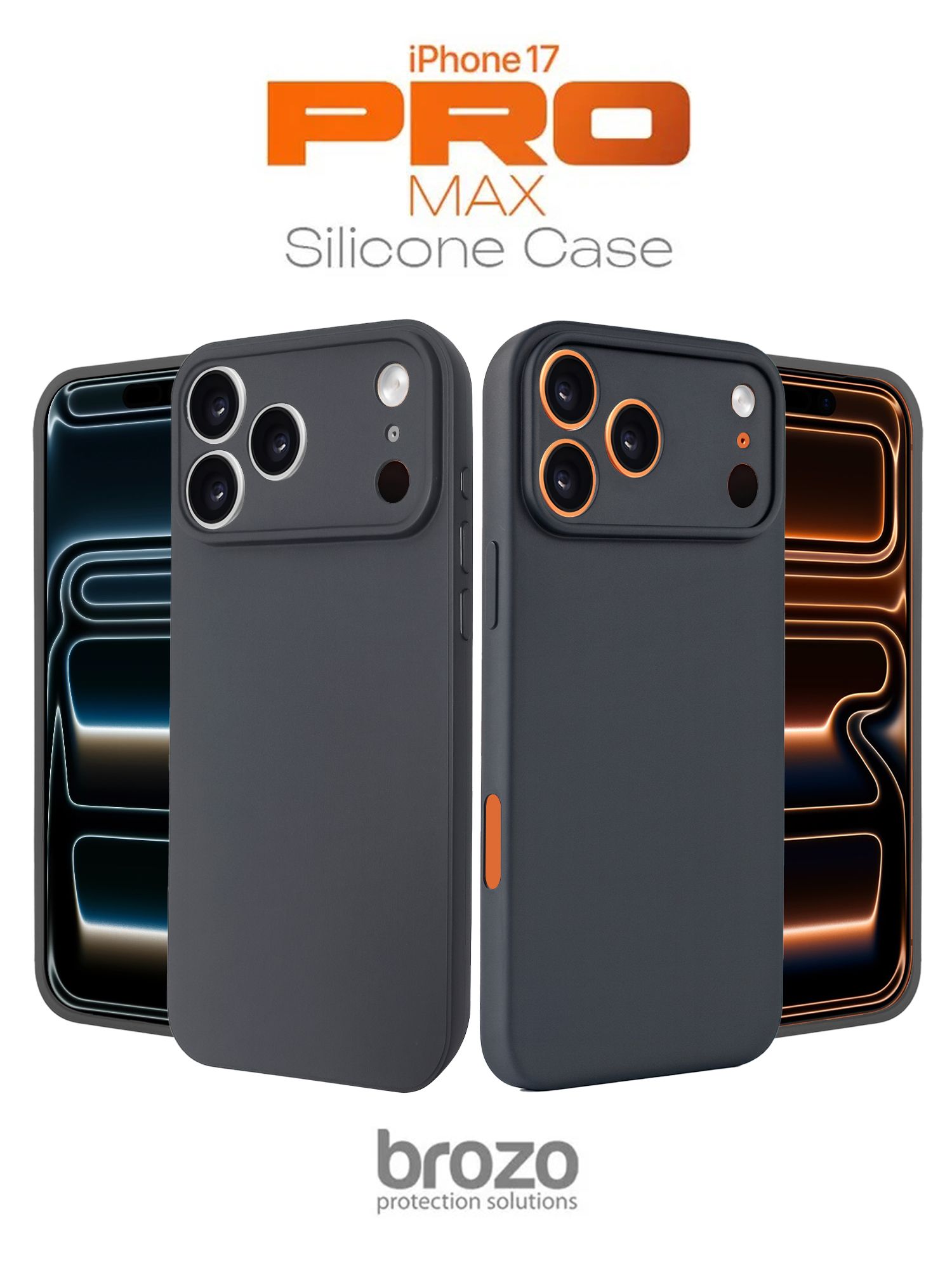 Чехол на iPhone 17 Pro Max, айфон 17 про макс, черный с защитой камеры силиконовый ультратонкий
