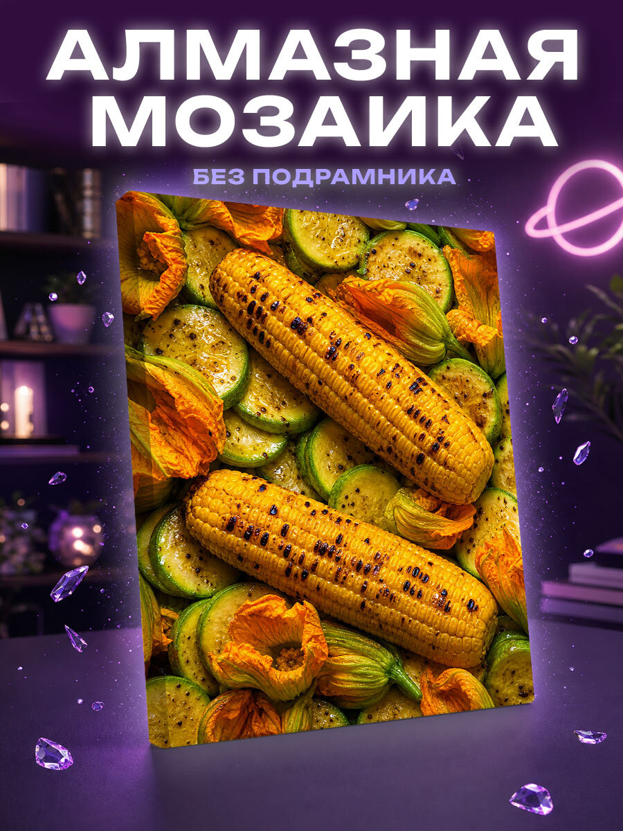 Алмазная мозаика Золотой узор осеннего урожая