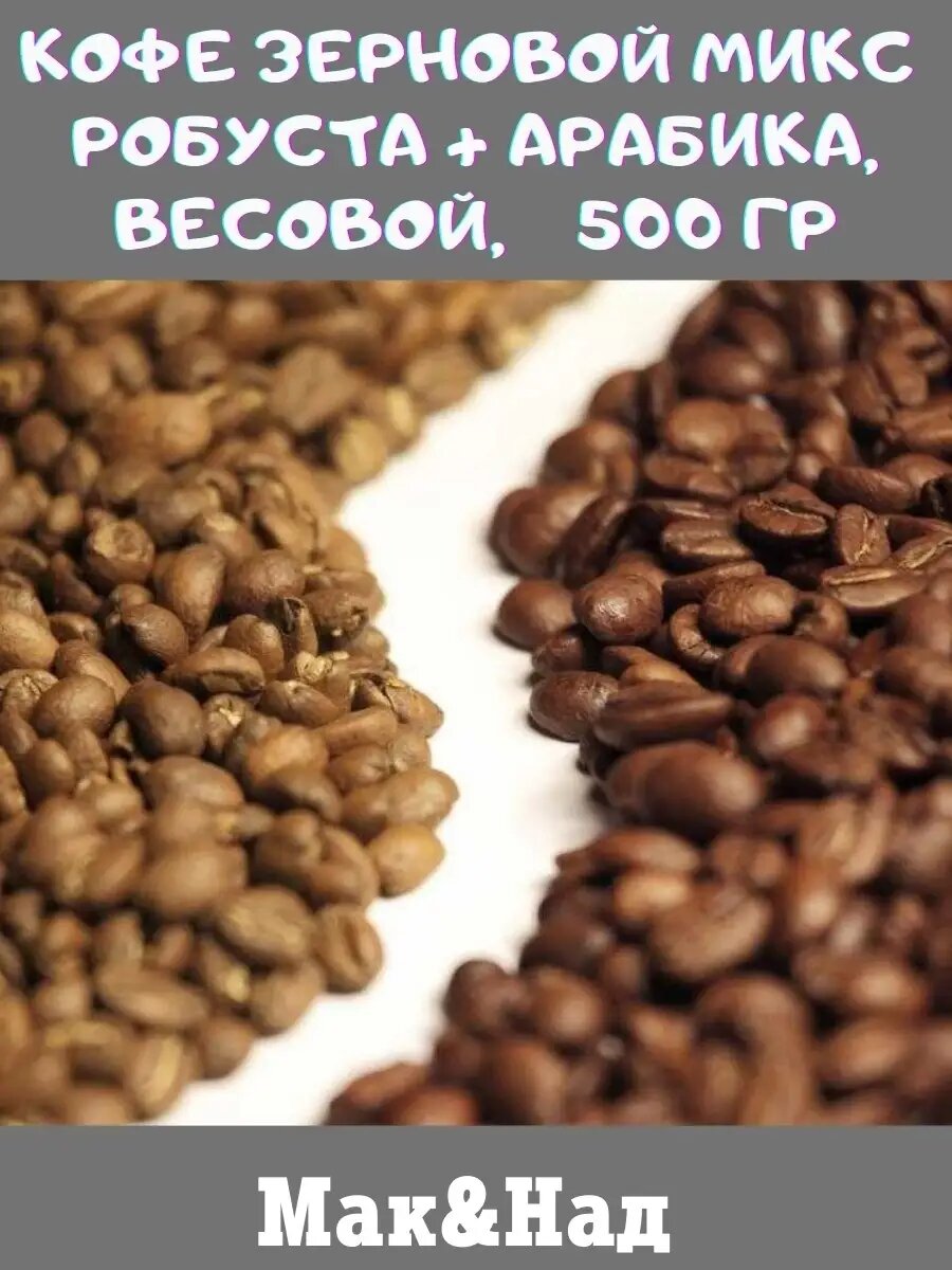 Кофе зерновой арабика+робуста