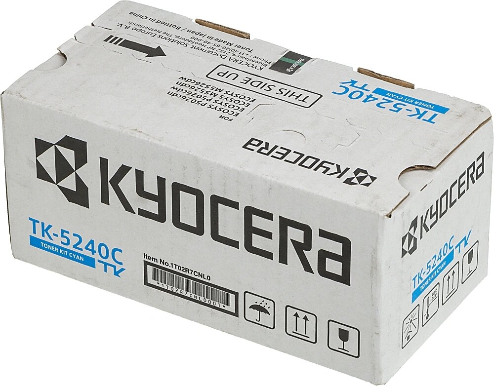 Картридж лазерный Kyocera TK-5240C 1T02R7CNL0 голубой (3000стр.) для Kyocera P5026cdn/cdw M5526cdn/cdw