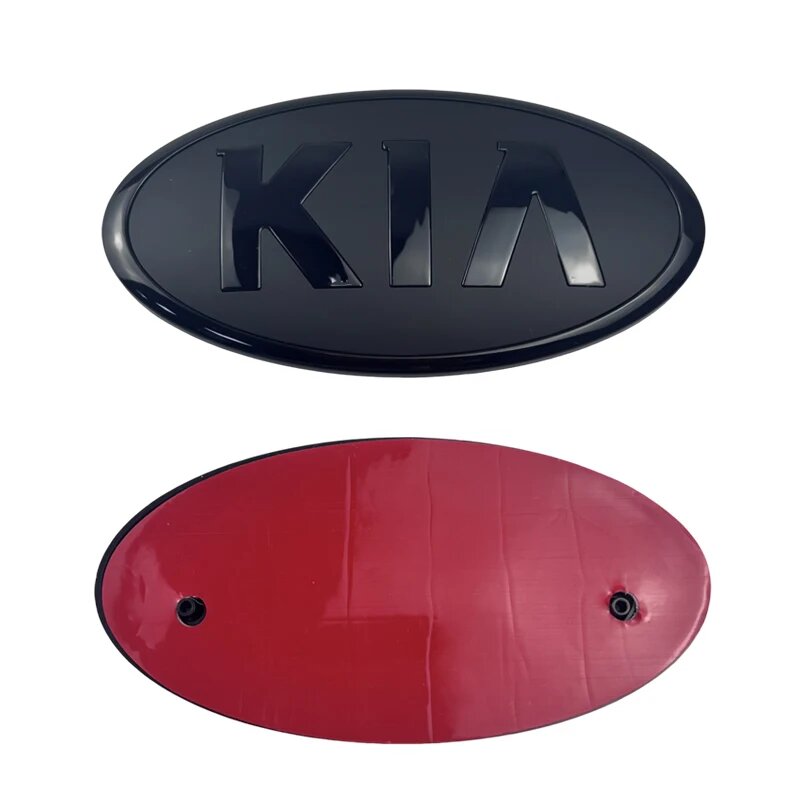 Эмблема KIA Black 12.9 x 6.4cm