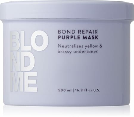 Маска для волос Schwarzkopf Professional Blondme Bond Repair Purple Mask, фиолетовая, 500 мл