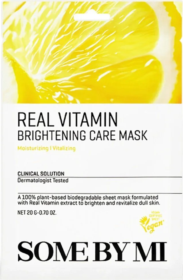 Some By Mi Осветляющая тканевая маска с витамином С Real Vitamin Brightening Care Mask 50g