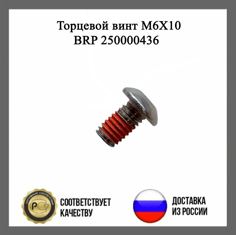 Торцевой винт M6X10 BRP 250000436