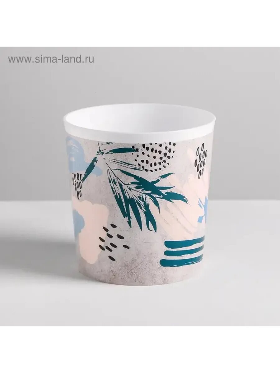 Стильное кашпо для цветов с ярким дизайном