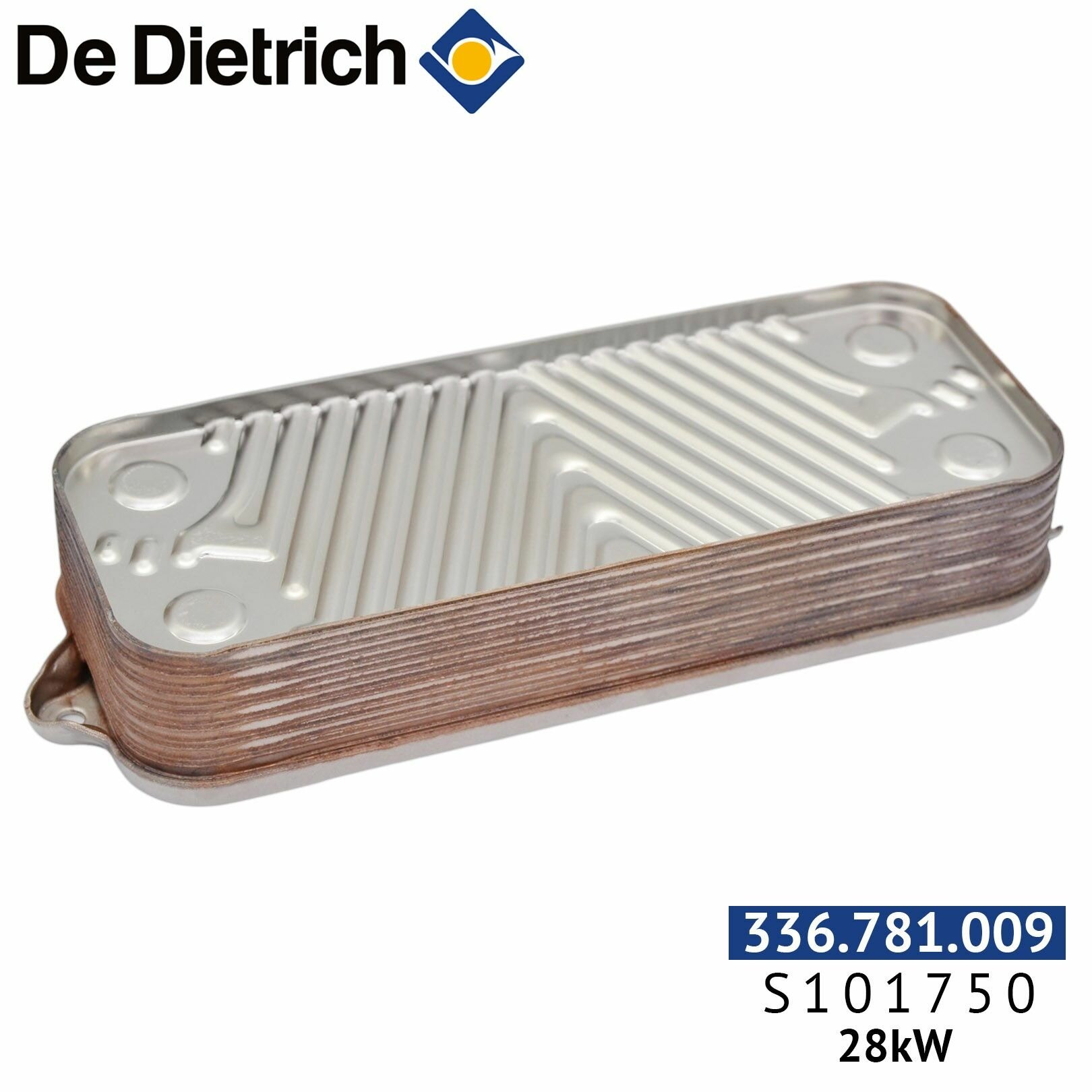 Пластинчатый теплообменник De Dietrich S101750 28 кВт