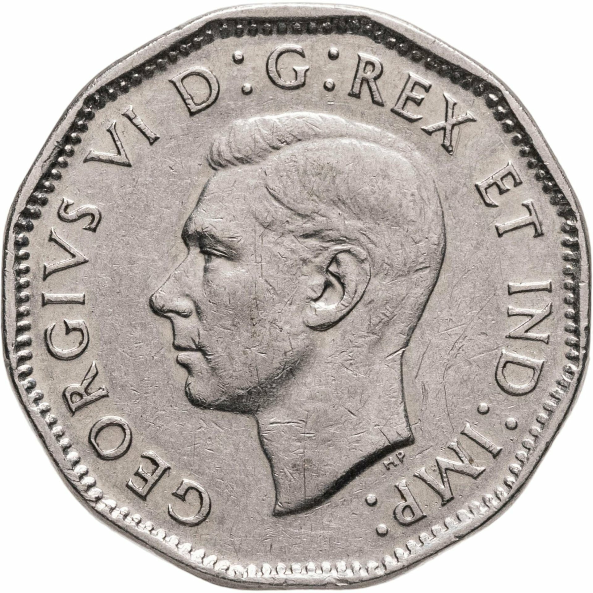 Канада 5 центов cents 1947, Никель, в сохранности XF