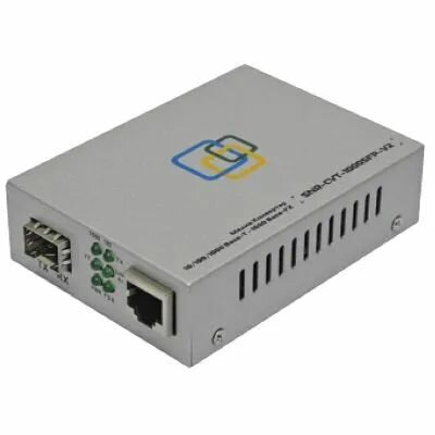 Медиаконвертер SNR Неуправляемый RJ-45 до 100м SNR-CVT-1000SFP-V2
