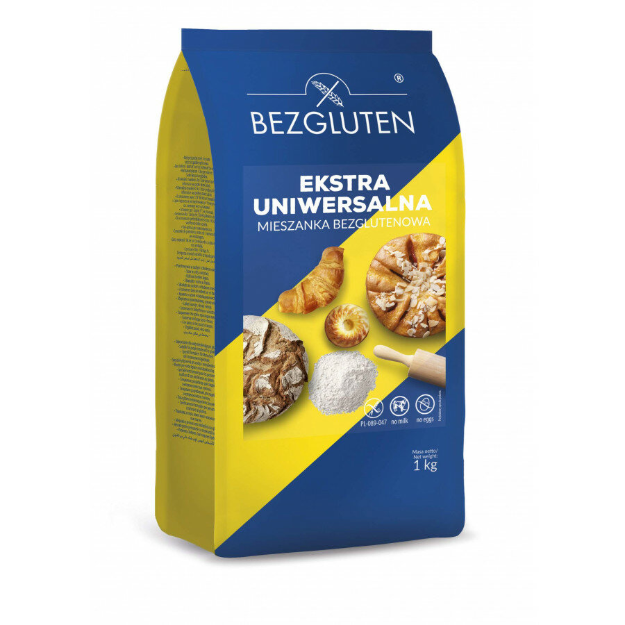 Экстра универсальная безглютеновая смесь Bezgluten, 2шт x 1 кг