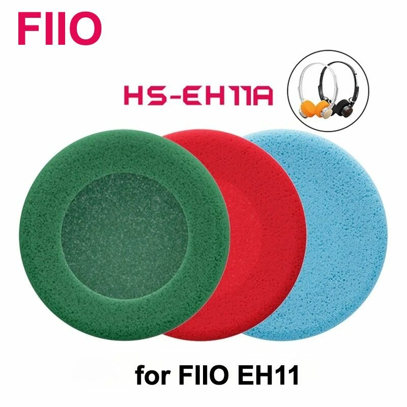 FIIO HS-EH11A Сменные мягкие удобные поролоновые наушники для наушников EH11, 3 пары