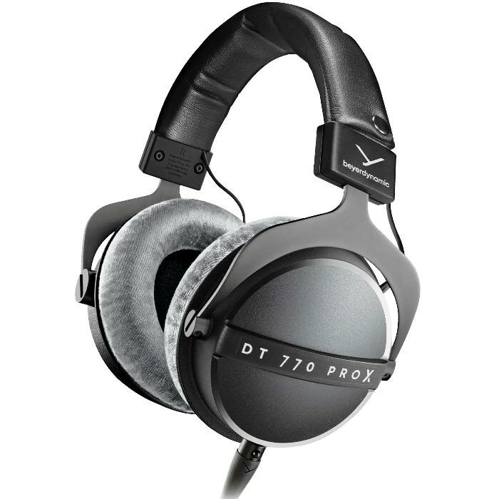 Наушники Beyerdynamic DT 770 PRO X 48 Ом, полноразмерные студийные, закрытого типа, черные