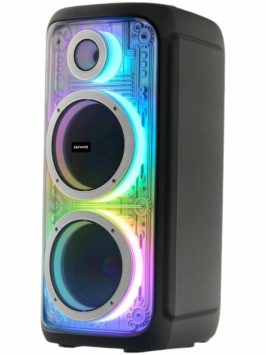 Большая мощная беспроводная напольная колонка AIWA CAS-810, черный