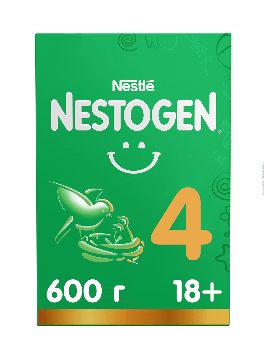 Молочко детское Nestogen 4, с 18 месяцев, 600 г