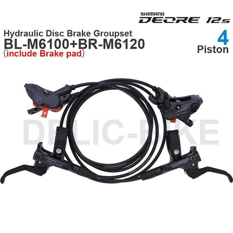 SHIMANO DEORE M6100 M6120 Гидравлические дисковые тормоза M6120 L F90 R R160