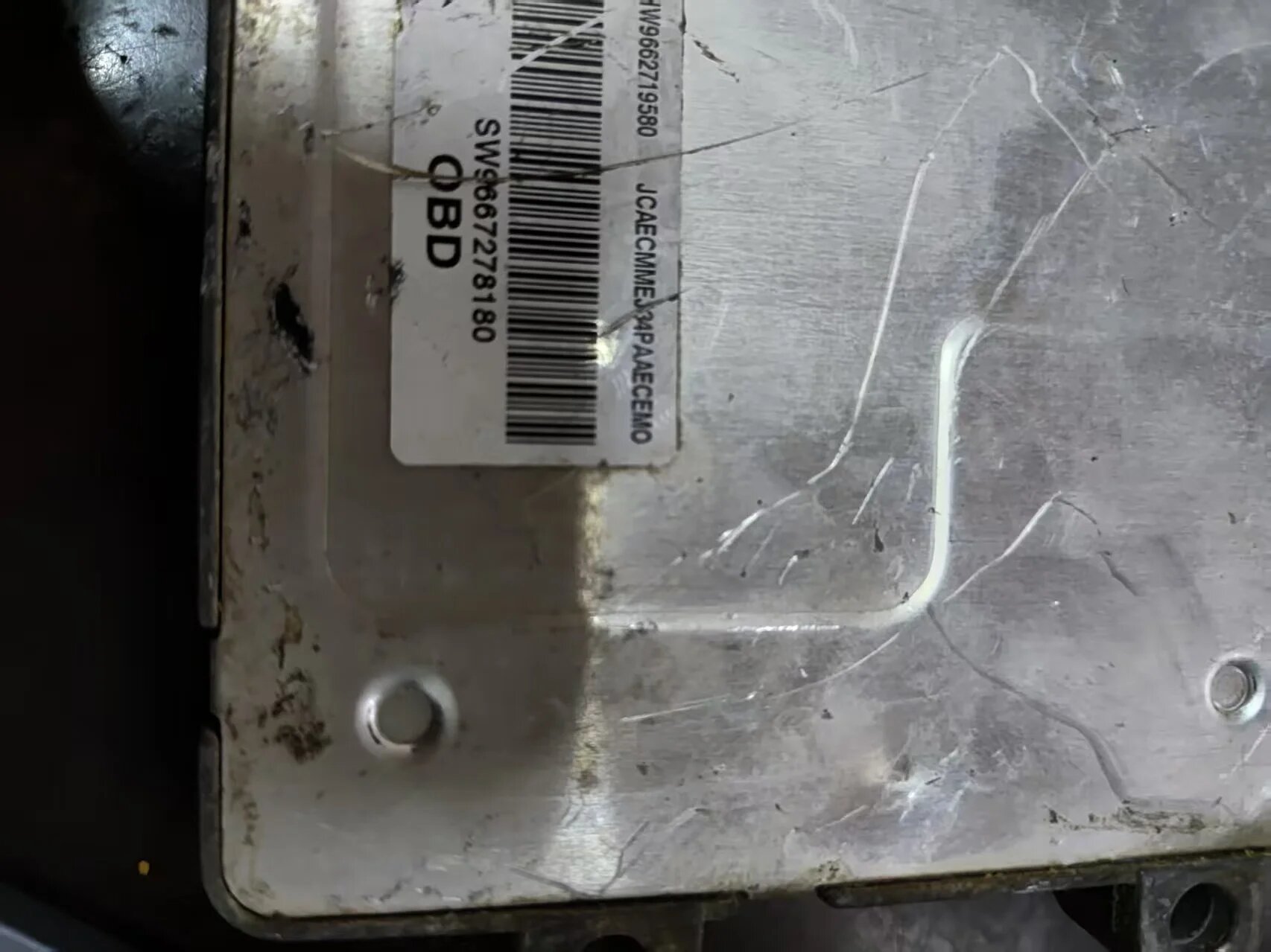 Блок управления двигателем Tu3Af (ECU), номер детали J34P, подходит для Peugeot 206, Sw9667278180