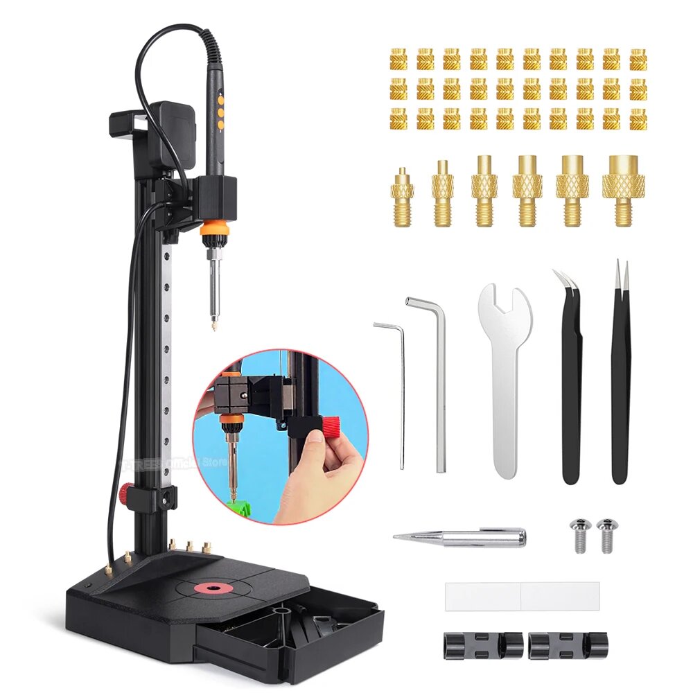 Термопресс T-Trees Heat Set Insert Press Tool EU, PRO version