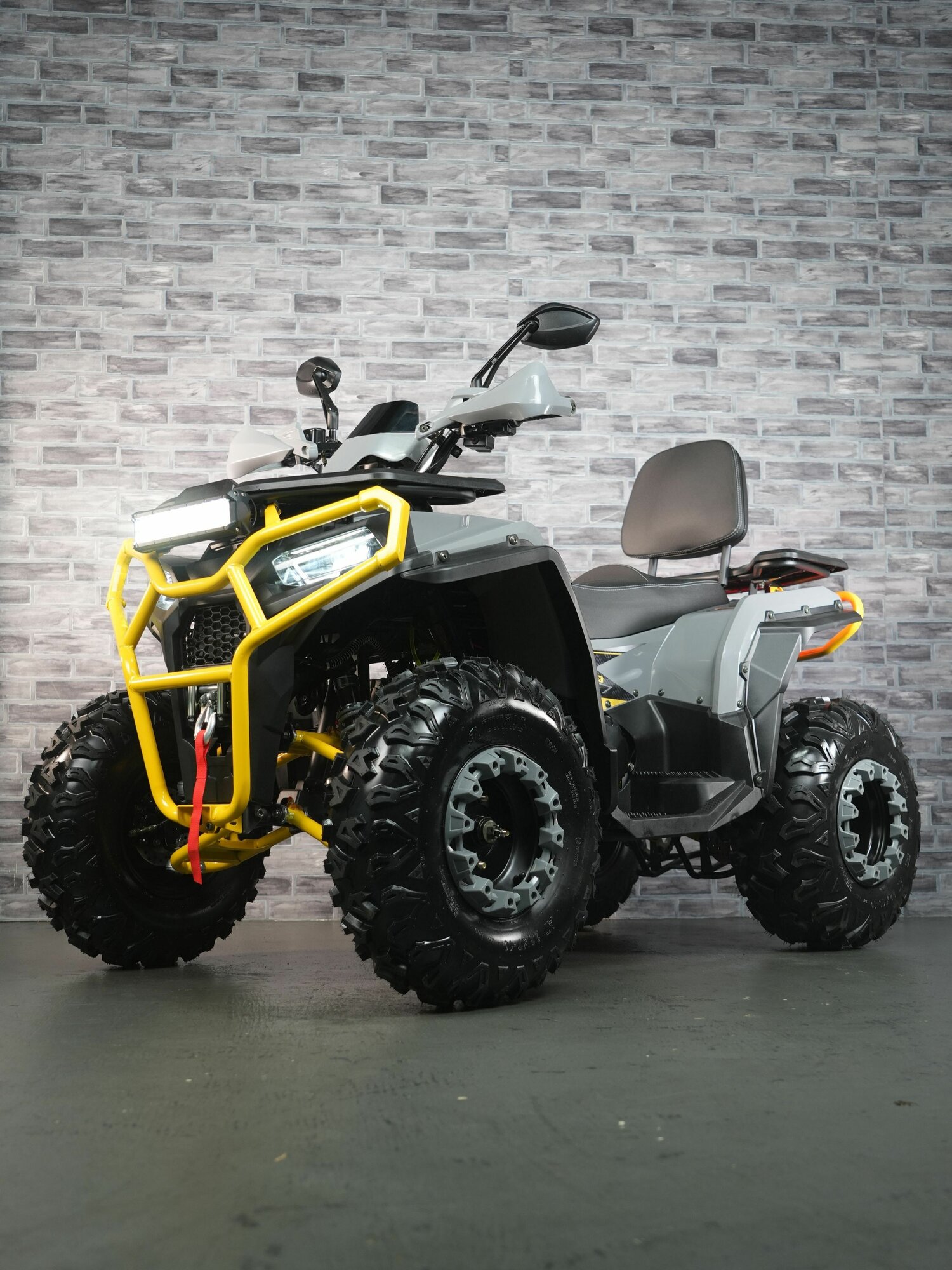Квадроцикл Avantis Hammer 280L Lux ПТС, серый/жёлтый