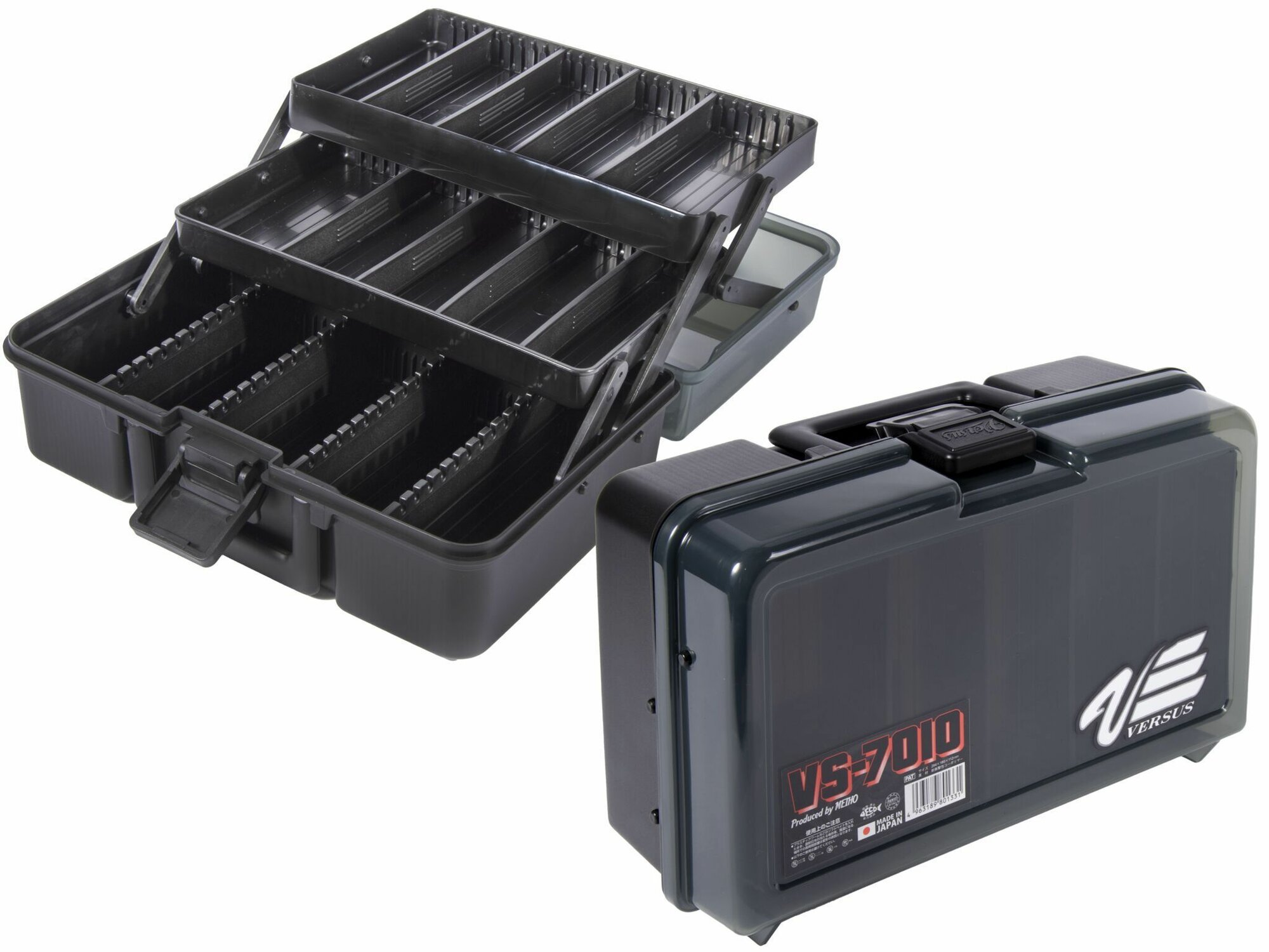Ящик рыболовный Meiho Versus VS-7010 Black 284x180x112мм