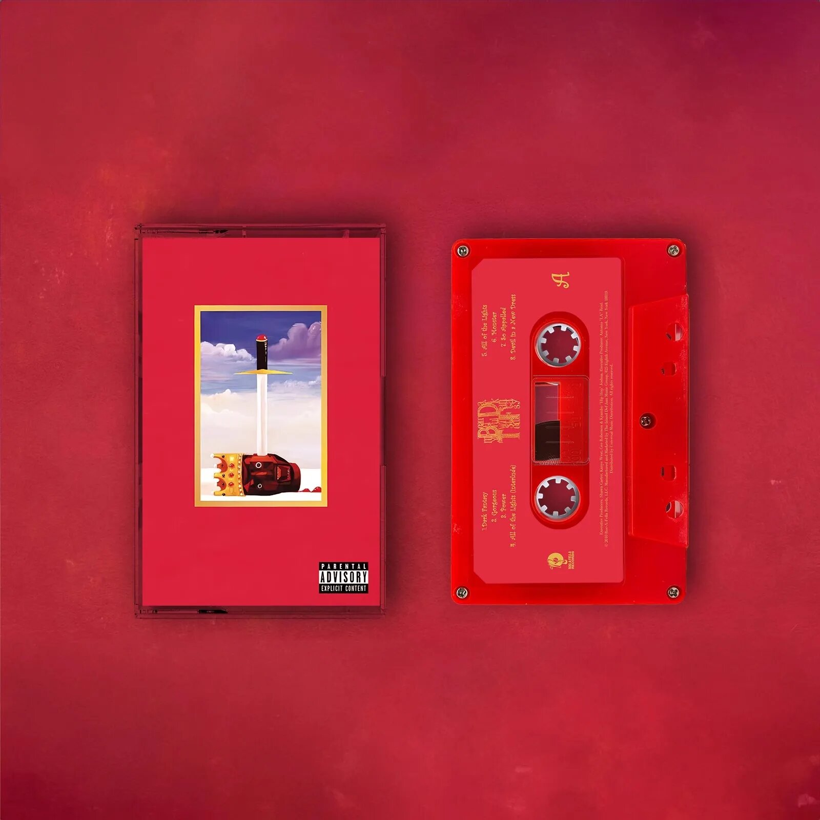 Рэп Kanye West YE Музыкальная лента My Beautiful Dark Twisted Fantasy Альбом Кассеты Косплей Walkman Автомобильный рекордер Soundtracks Коробка Подарок