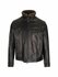 Куртка al duca d'aosta Quilted-shoulder leather jacket, размер 48, black/black