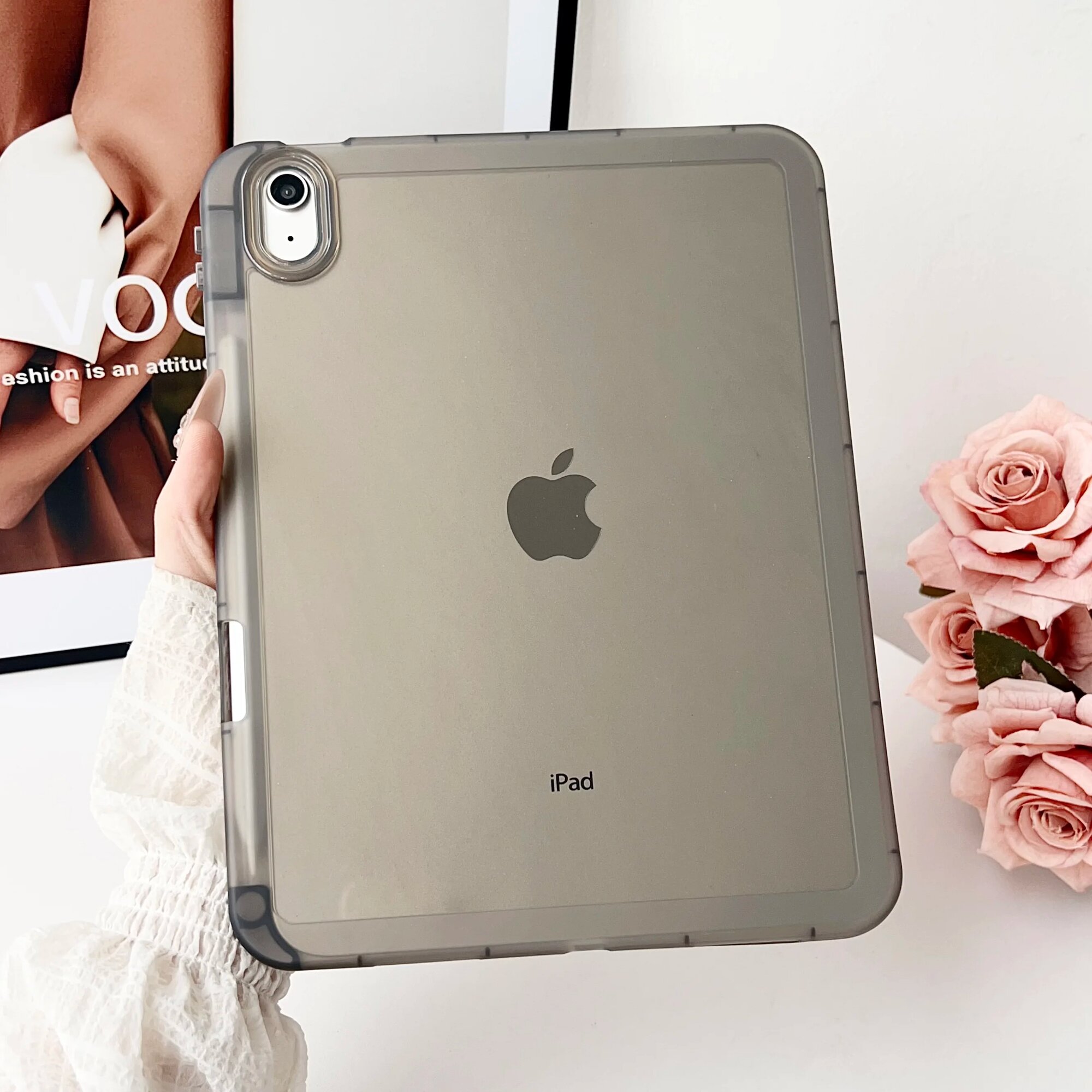 Защитный чехол BLOCROSS для iPad 5/6/7/8/9 поколений Бежевый, iPad Mini 6 7, TBlack
