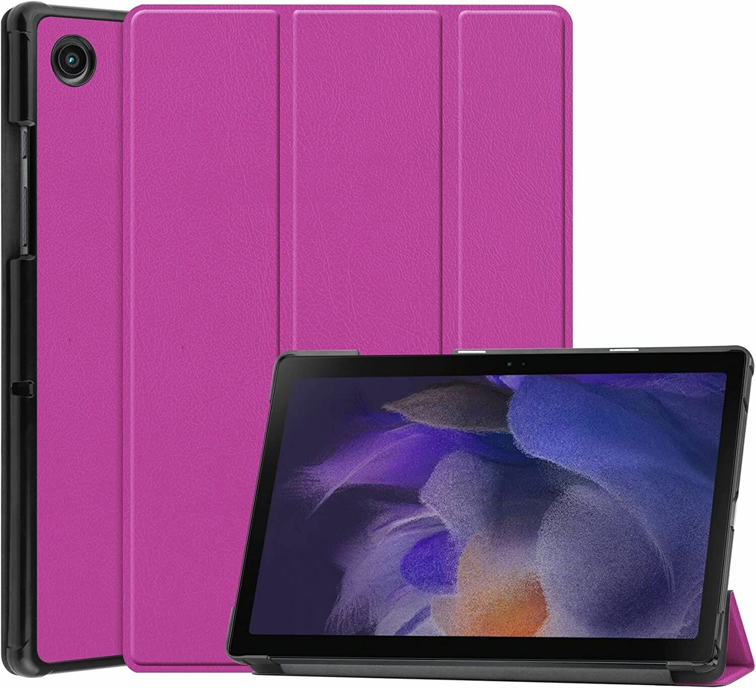 Чехол на Samsung Galaxy Tab A8 2021 SM-X205/SM-X200 10.5, умный с магнитом, фиолетовый