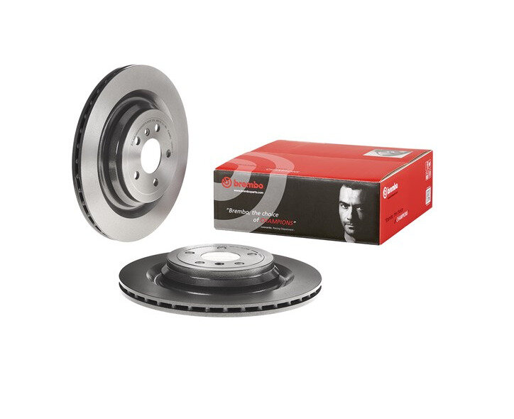 Диск тормозной вентилируемый задний BREMBO (09. A961.11) Prime UV Coated