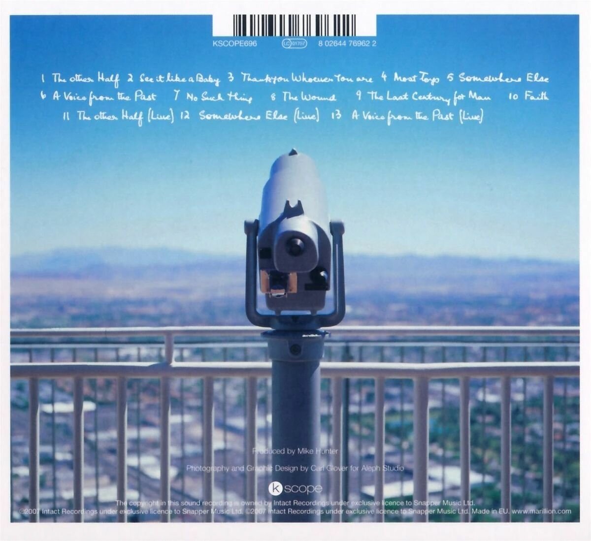 CD диск Marillion - Somewhere Else (CD) 2021, Digipack — фото 1