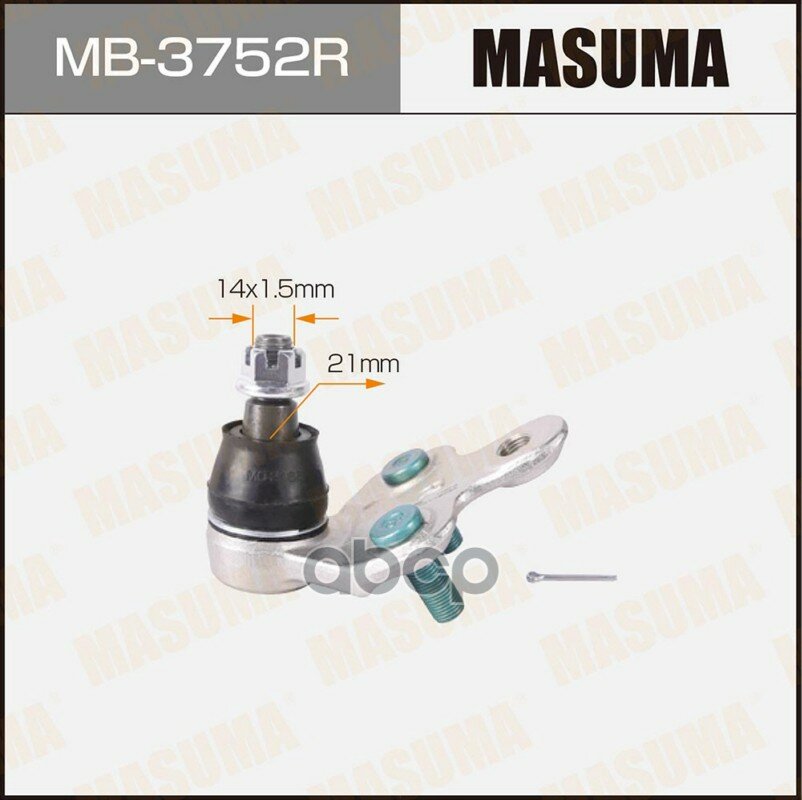 Опора шаровая L/R LEXUS RX/ES, TOYOTA Camry/Previa/Alphard/Estima/Herrier/Kluger/Windom 00-08 Masuma арт. MB-3752R