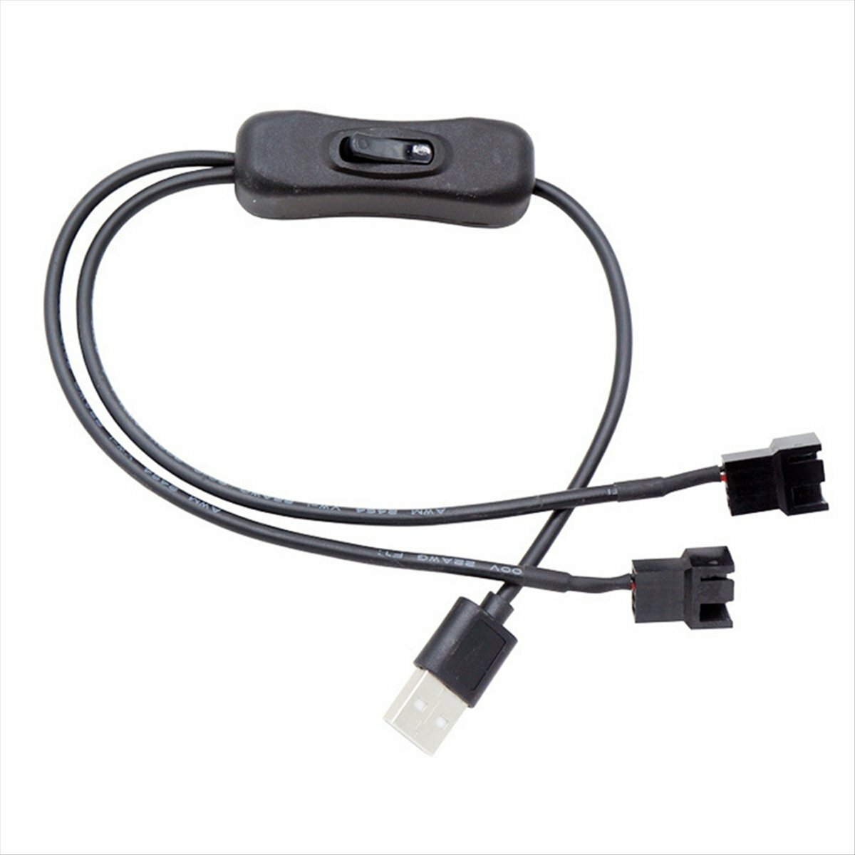 USB-Адаптер Питания Для Вентилятора С 3-Контактным / 4-Контактным ШИМ-Разъемом 5 В USB