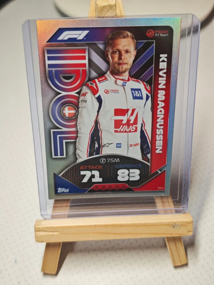 2022 Topps Turbo Attax F1 ограниченные коллекционные гоночные карточки IDOL MAGNUSSEN