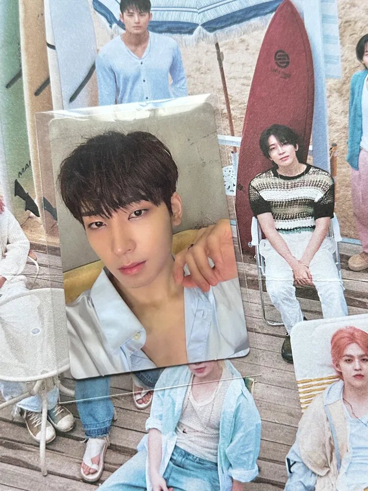 Фотокард Вонву (SEVENTEEN) 3rd Full Album An Ode Begin Ver. Белая рубашка + подарки Описание товара