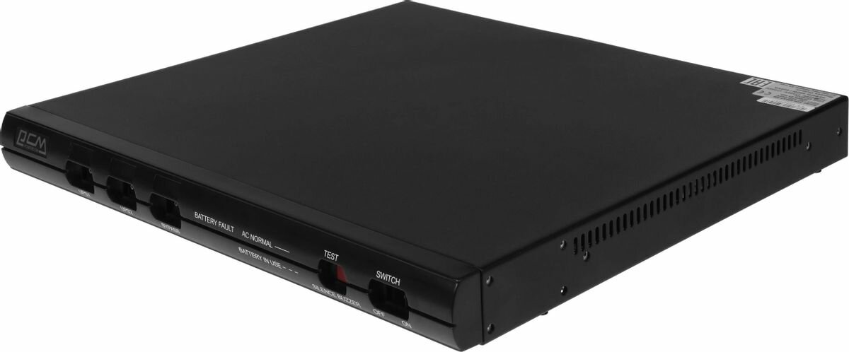 ИБП Powercom King Pro RM KIN-600AP RM 480Вт 600ВА черный