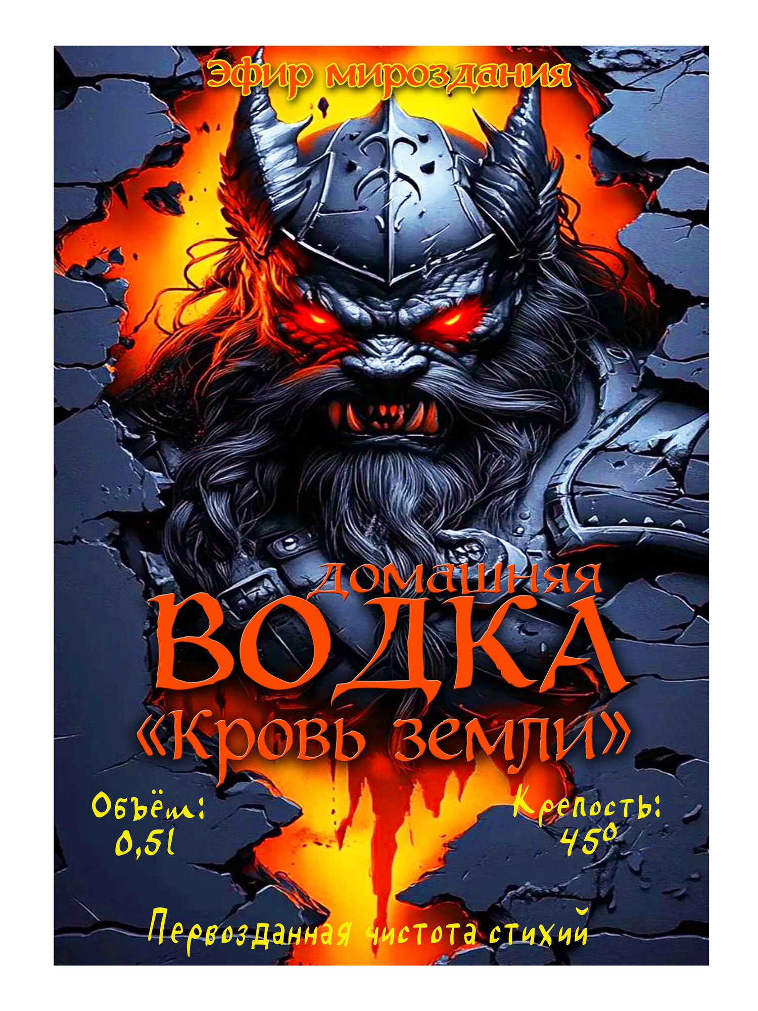 Этикетки - наклейки для бутылок домашней водки на самоклеящейся основе. /10х7 см