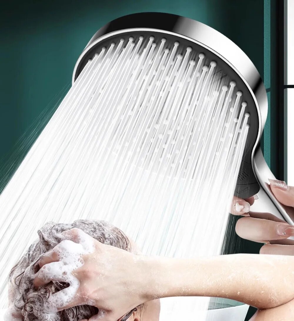 Душевая лейка 15 см, цвет Silver Shower