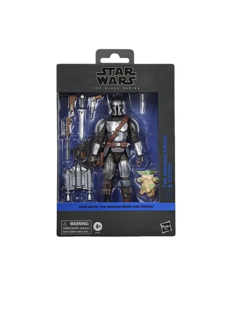 Фигурки Hasbro Star Wars The Black Series Action Figure The Mandalorian & Grogu(6 Inches)