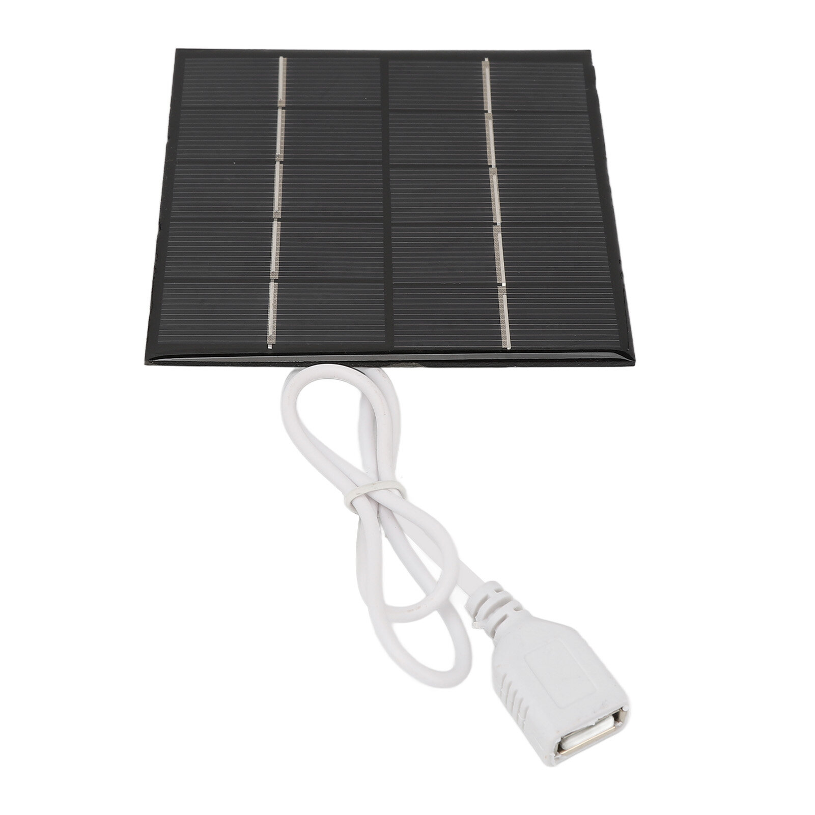 Портативная легкая солнечная панель 1,2 Вт 5 В с мини-USB разъемом, изготовленная из поликристаллического кремния, подходит для мобильных телефонов.
