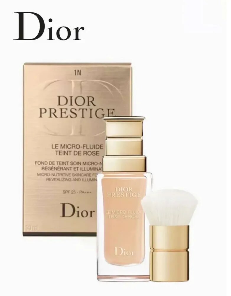 Dior Тональный крем Prestige Le Micro-Fluide Teint de Rose SPF 25 1N 30 мл