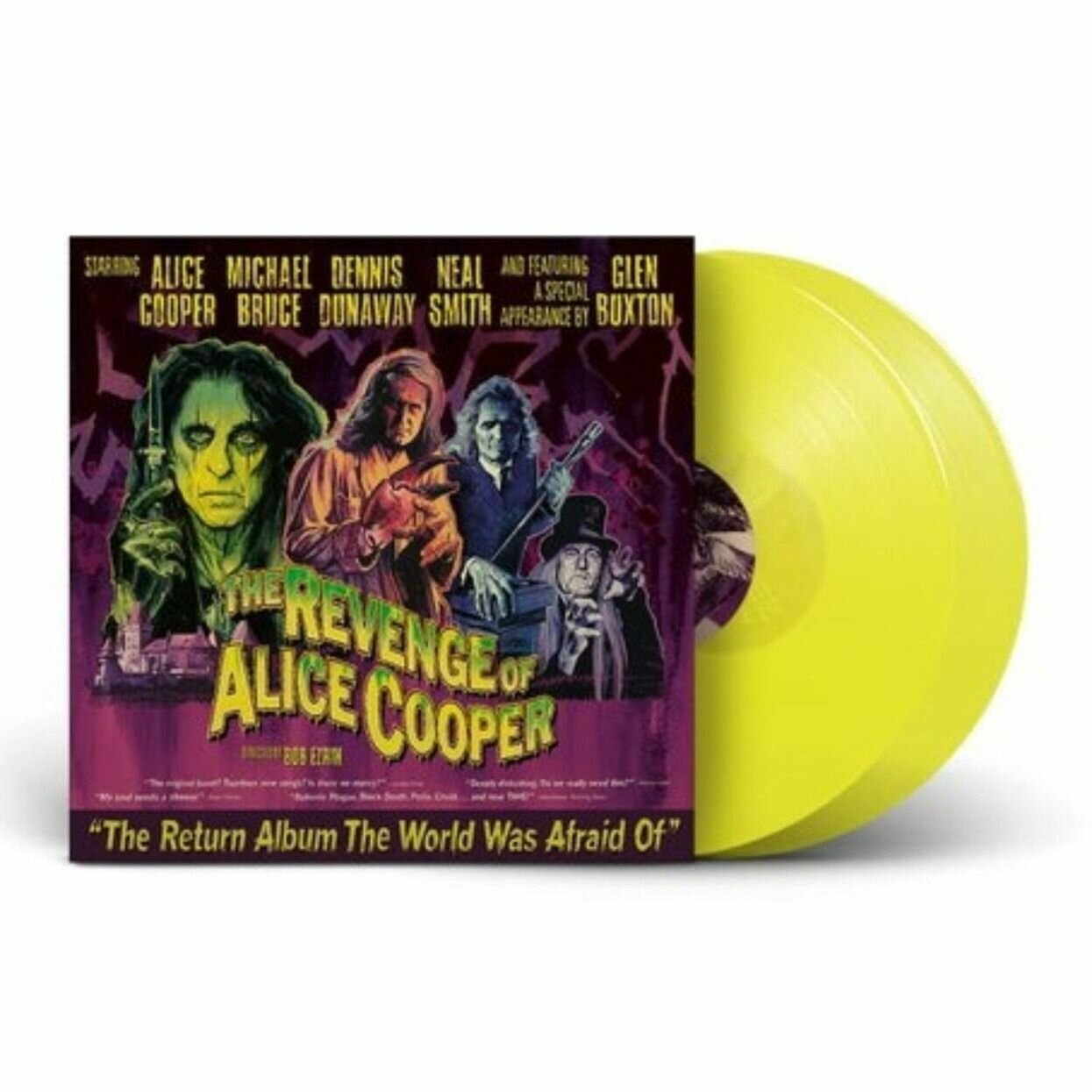 Виниловая пластинка Yellow Transparent - Alice Cooper - The Revenge Of Alice Cooper, 2 x Vinyl, LP, New