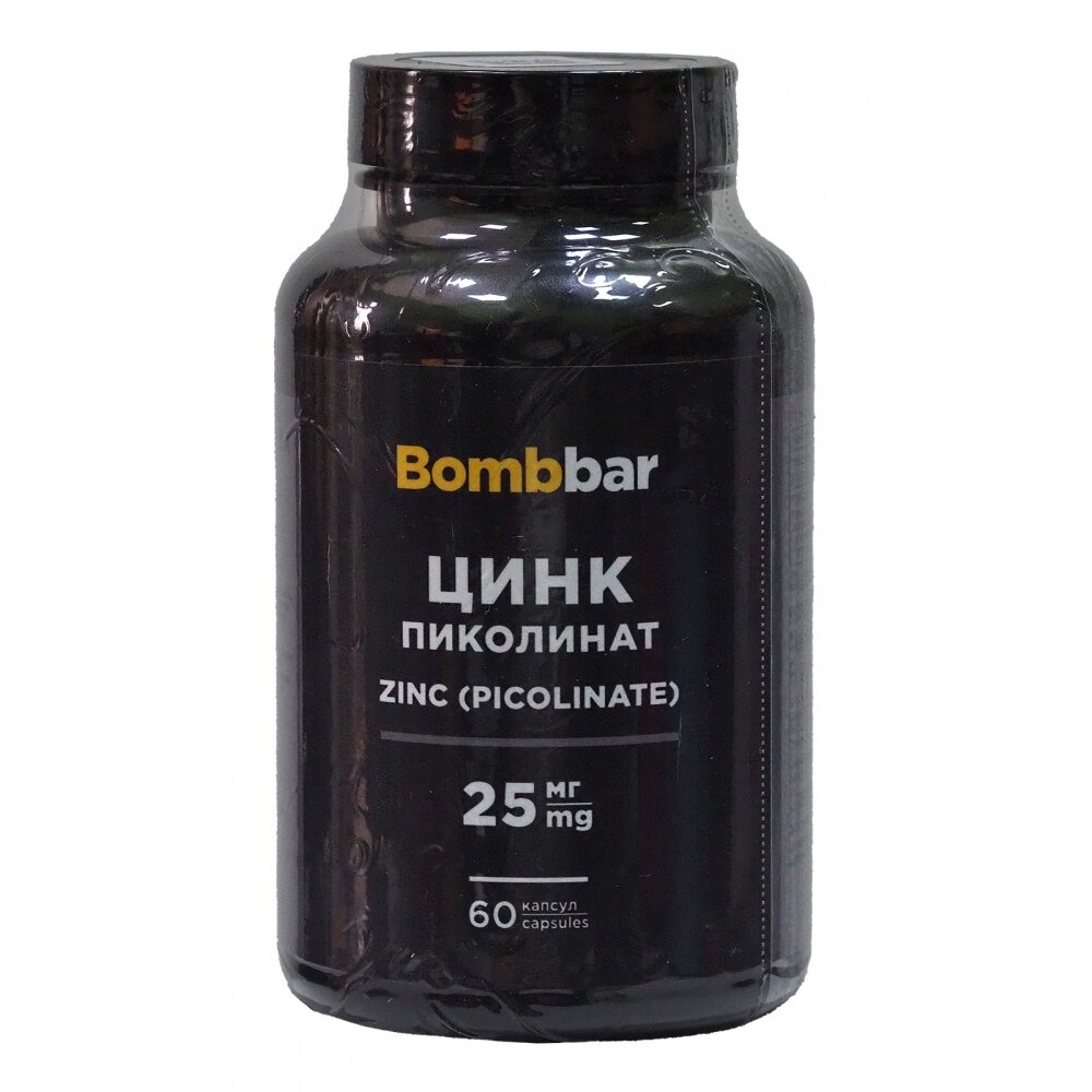 Bombbar Цинк Пиколинат Zinc (Picolinate), 60 капсул