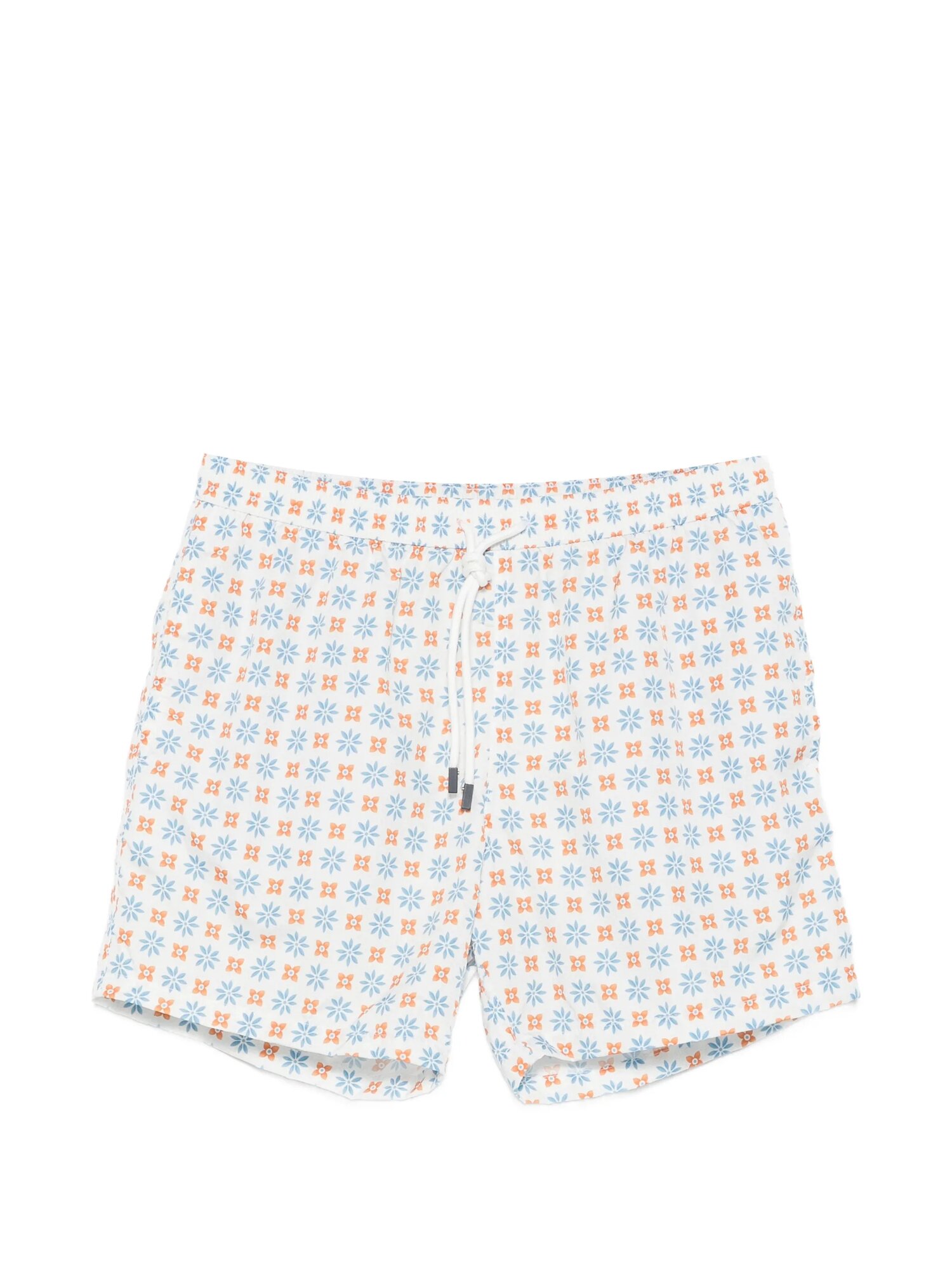 Шорты для плавания Floral-print drawstring swim shorts