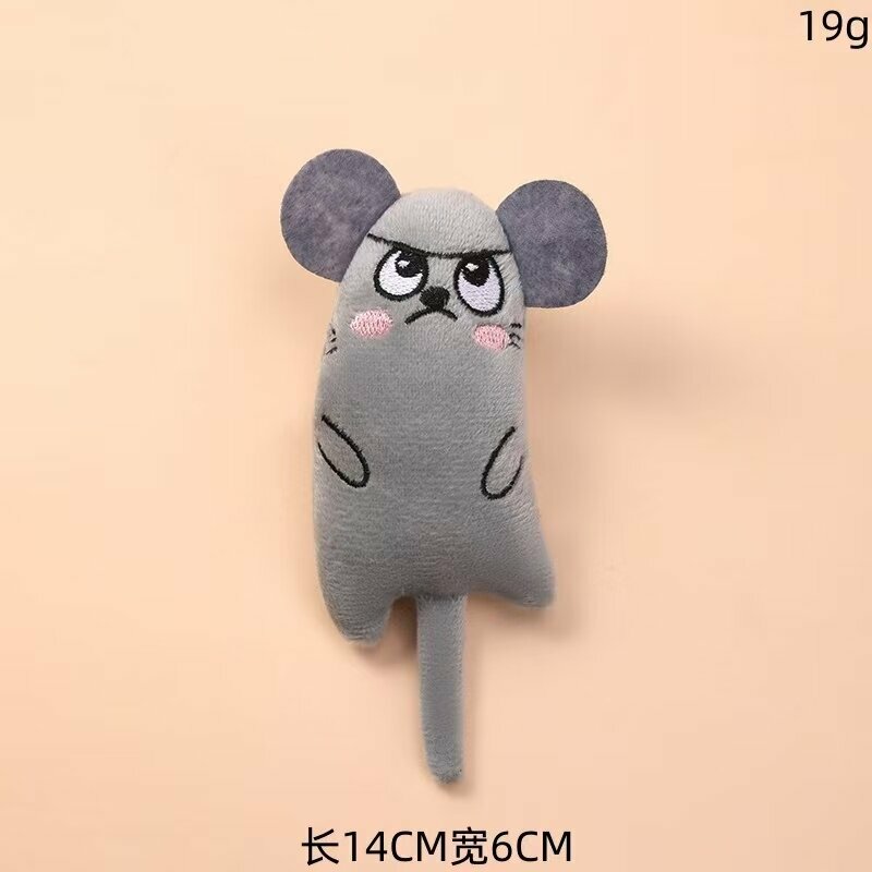 Мягкая игрушка для кошек с кошачьей мятой, мышка для котят, Различные стили