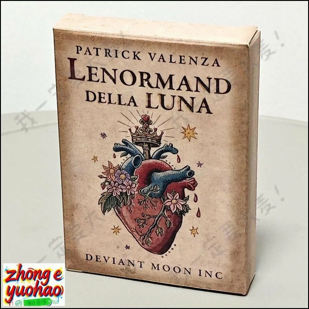 Deviant moon lenormand 9*6 см 36 двухсторонних рельефных картинок deviant moon lenormand.-