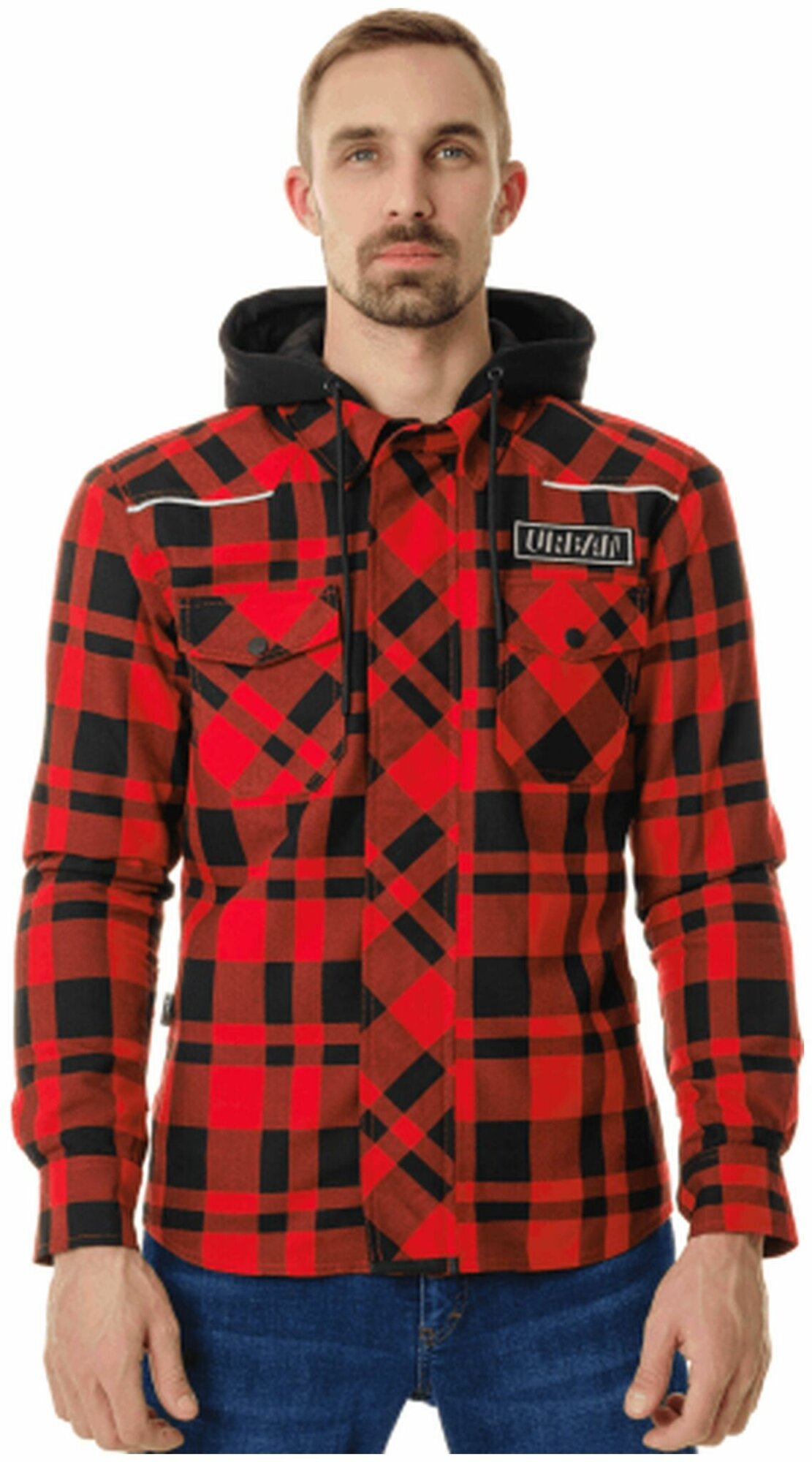 Моторубашка с защитой Dragonfly Streetfighter Man / Красный (3XL / Красный)